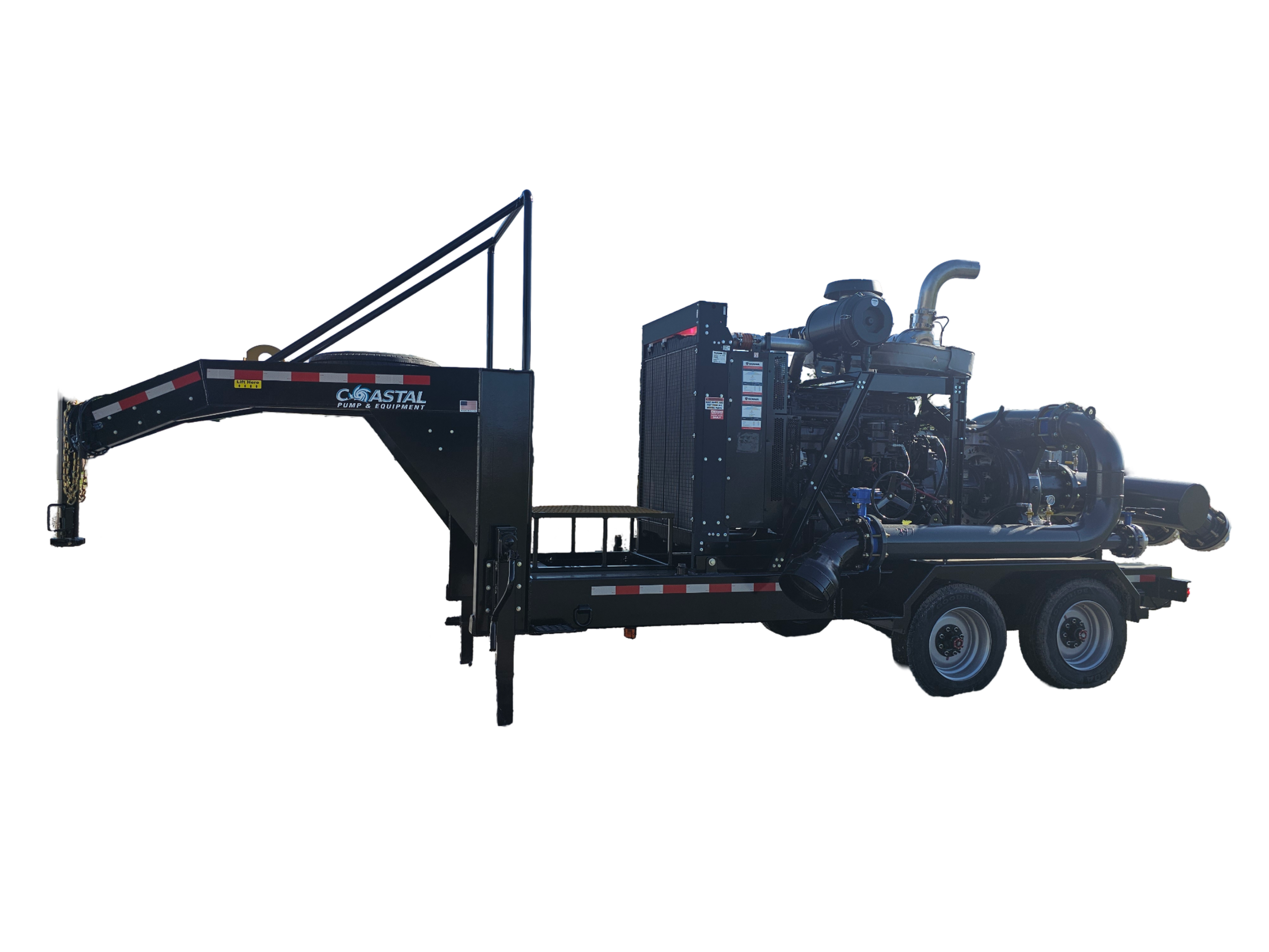 2024 10X8 Trailer Mounted Pump Package — Coastal Pumps