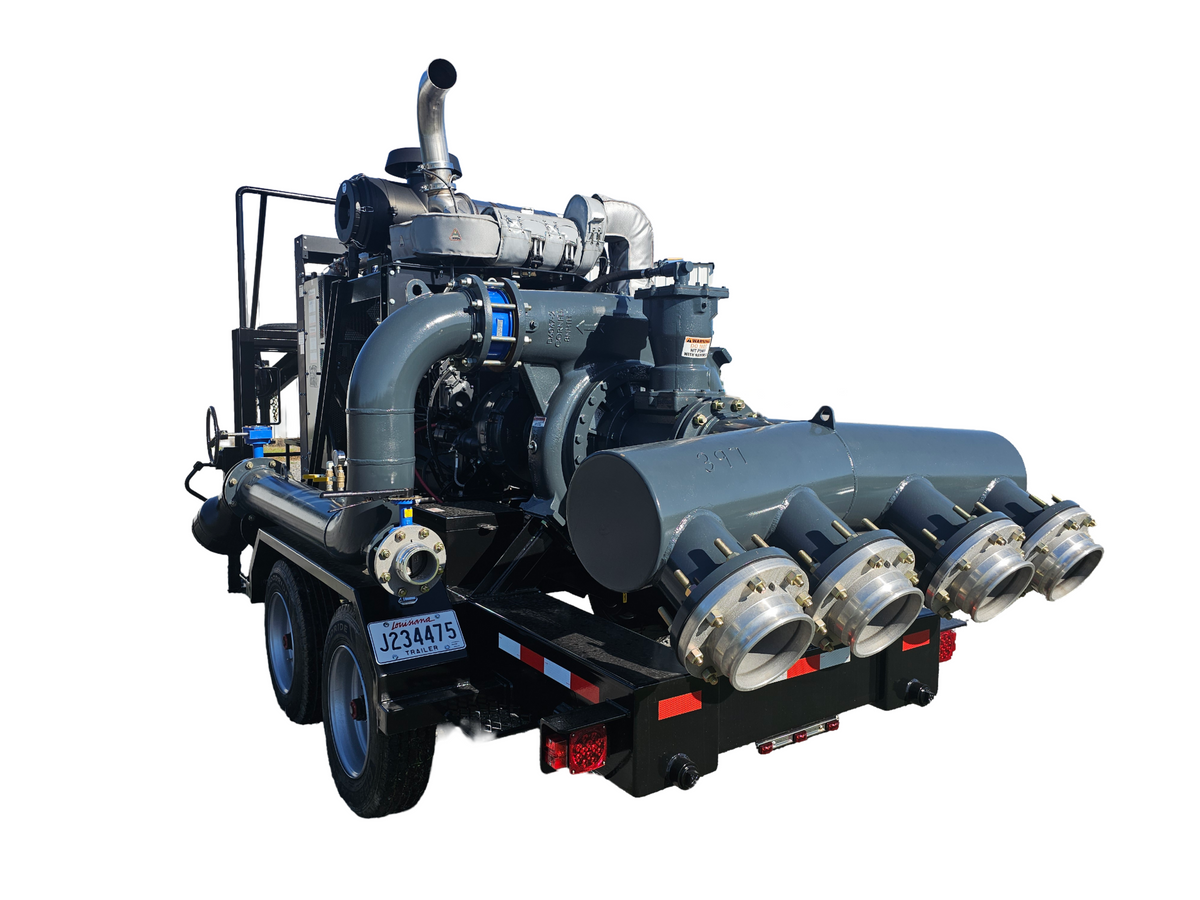 2024 10X8 Trailer Mounted Pump Package — Coastal Pumps