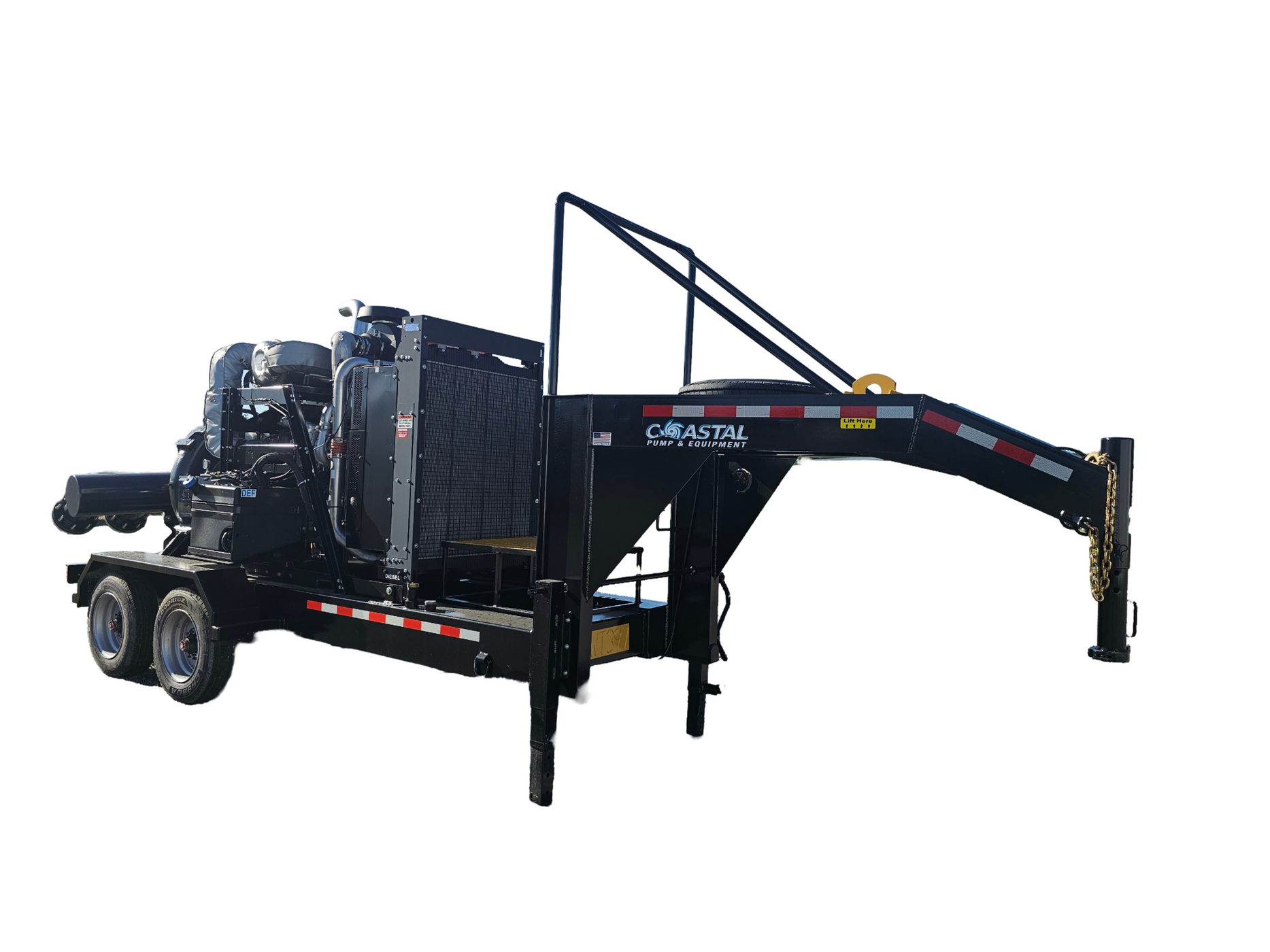 2024 10X8 Trailer Mounted Pump Package — Coastal Pumps