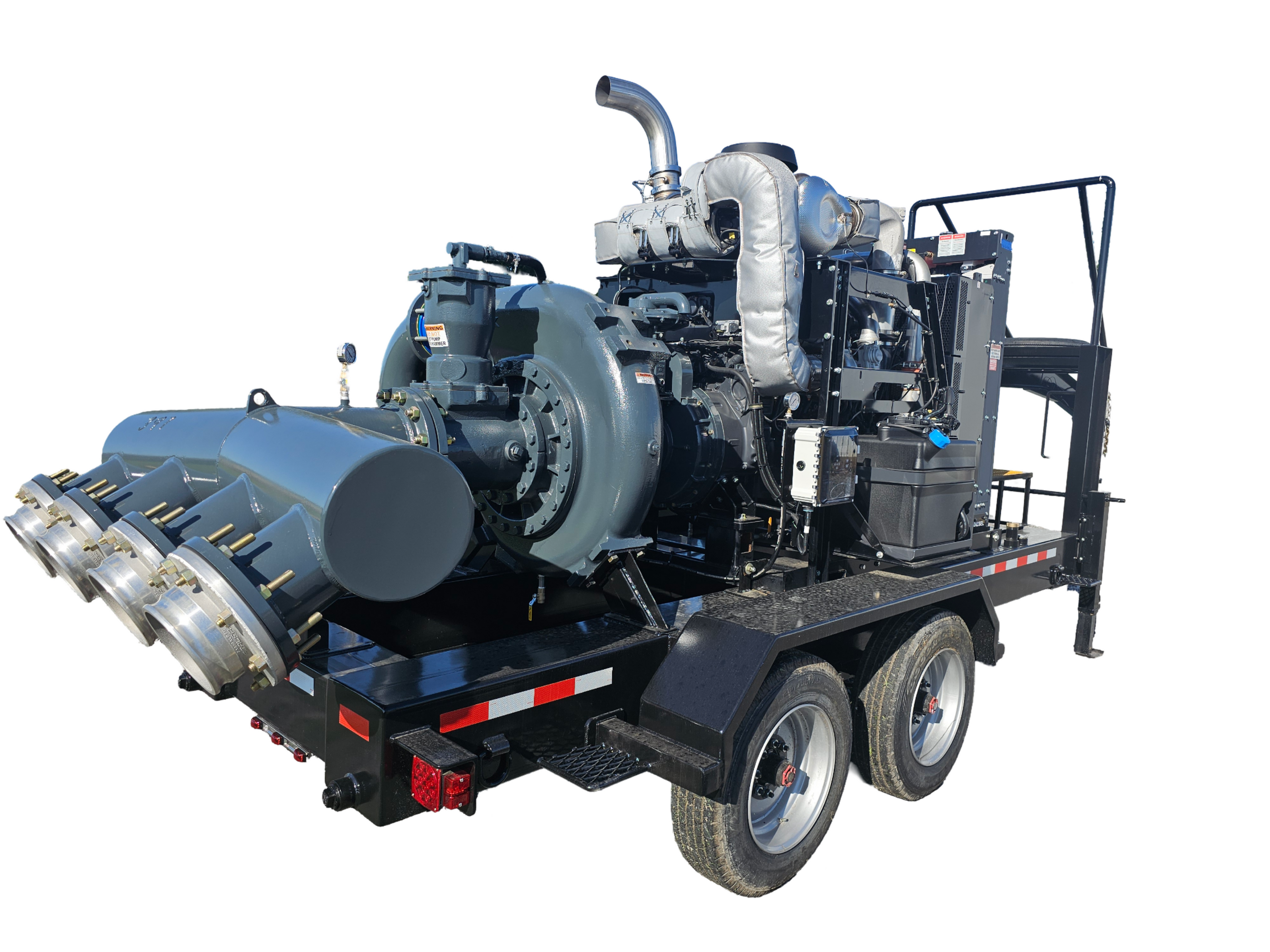 2024 10X8 Trailer Mounted Pump Package — Coastal Pumps
